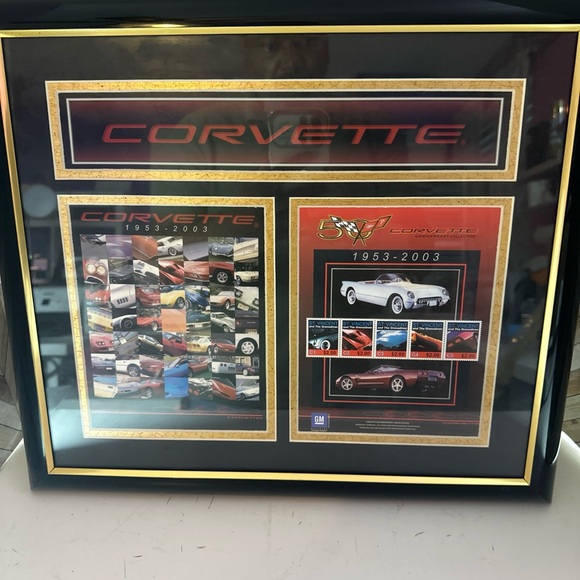 Art | Limited Edition Corvette 5th Anniversary Stamp Collectible ...